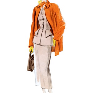 V1932 Vogue 1932 Sewing Pattern Vintage 1940s Design Misses' Suit and ...