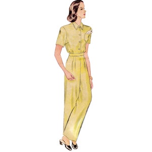 S9635 Sewing Pattern Vintage 1940s Design Negligee Lounge Top - Etsy