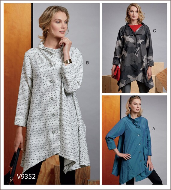 V9352 Vogue 9352 SEWING PATTERN Designer Marcy Tilton | Etsy