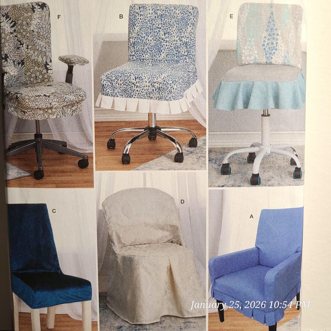 NEW OOP Sewing Pattern Chair Covers - Etsy