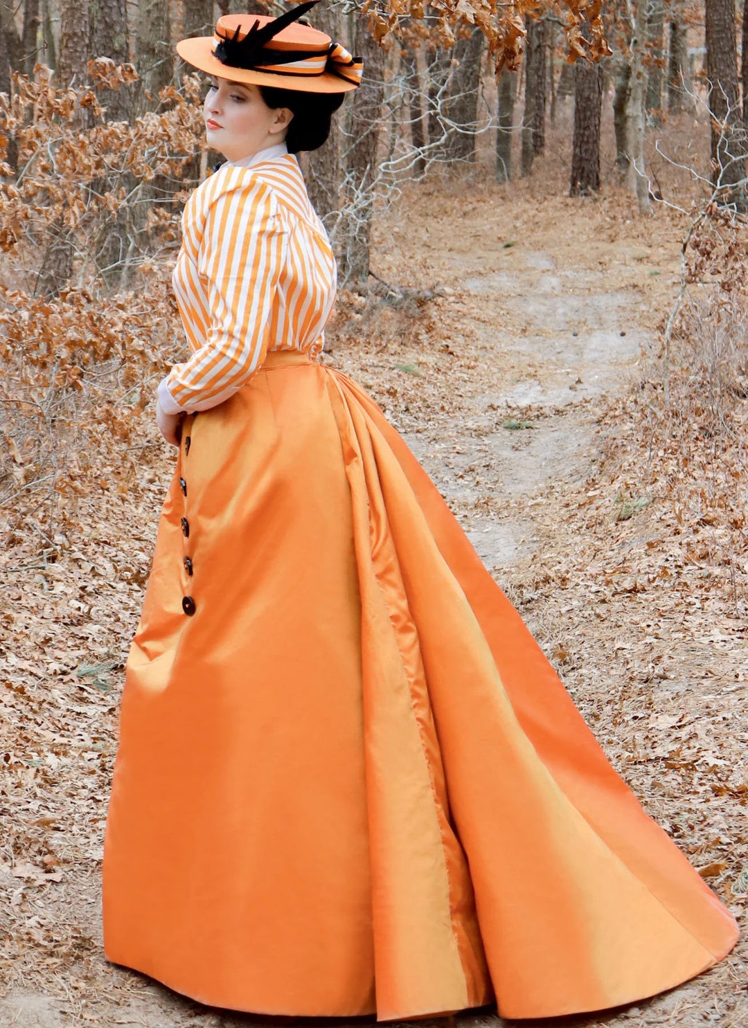 M8231 Sewing Pattern Victorian Historic Misses' Costume Skirt Blouse ...