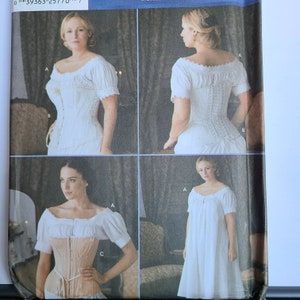 Sewing Pattern Historic Costume Civil War 1860s Gone With the Wind ...