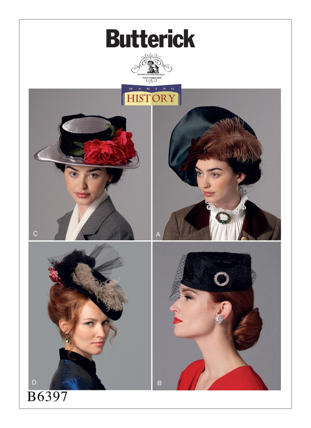 B6397 Sewing Pattern Misses' Victorian Edwardian Turn of the Century ...