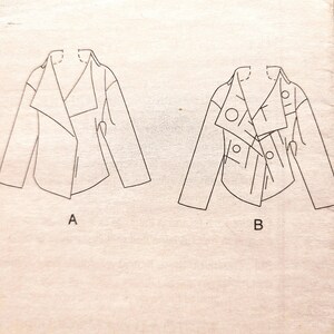 NEW OOP V8430 Vogue 8676 Sewing Pattern Designer Marcy Tilton Misses' EASY Jackets Sizes 8-22 S ...