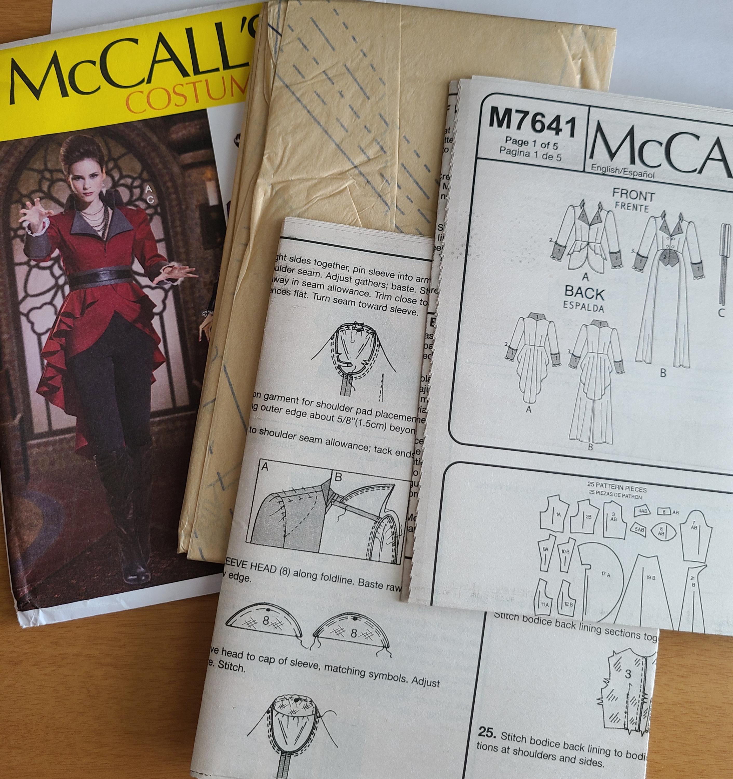 NEW Sewing Pattern Misses' Vampire Lady Fantasy Costume Sizes 6-14 or ...