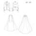 M8231 Sewing Pattern Victorian Historic Misses' Costume Skirt Blouse ...