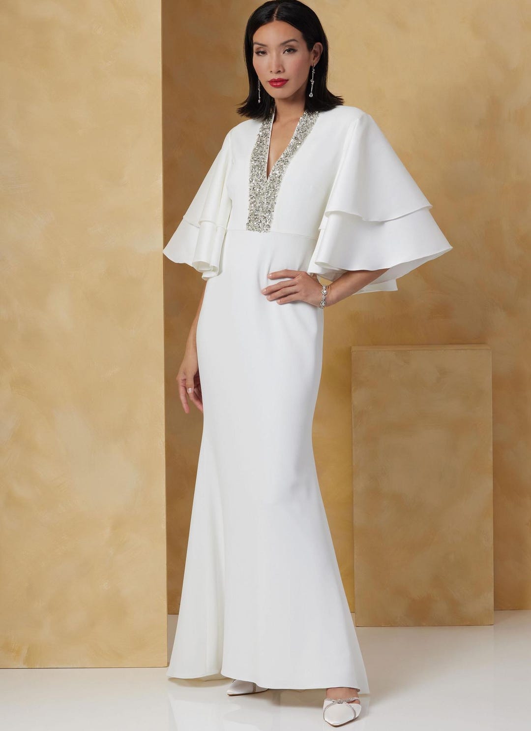 NEW V2066 Vogue 2066 SEWING PATTERN Designer Badgley Mischka Special ...