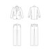 S9241 Sewing Pattern Simplicity 9241 Men's Formal Suit Jacket + Pants ...