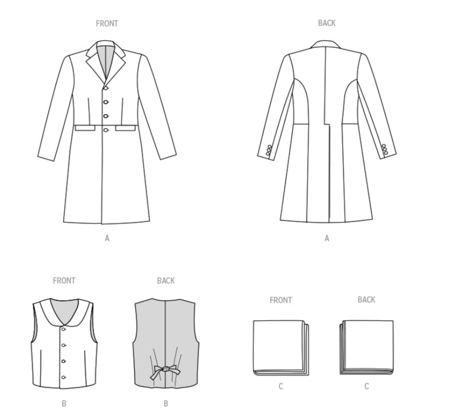 M8400 Mccall's Sewing Pattern Men's Costume Western Wild West Cowboy ...
