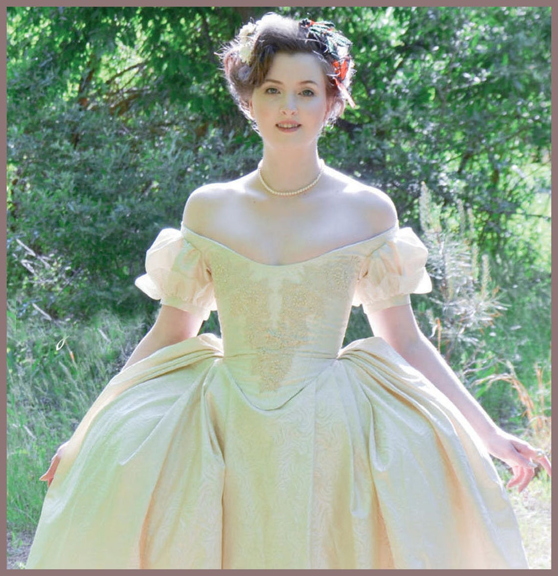 M7885 Sewing Pattern Georgian Historic Misses' Costume Dress Sizes 6-14 ...