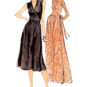 V2040 Sewing Pattern Designer Diane Von Furstenberg Misses' Dress Sizes ...