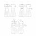 M8338 Sewing Pattern Vintage 1930' EASY Dress Sizes 6-14/14-22 ...