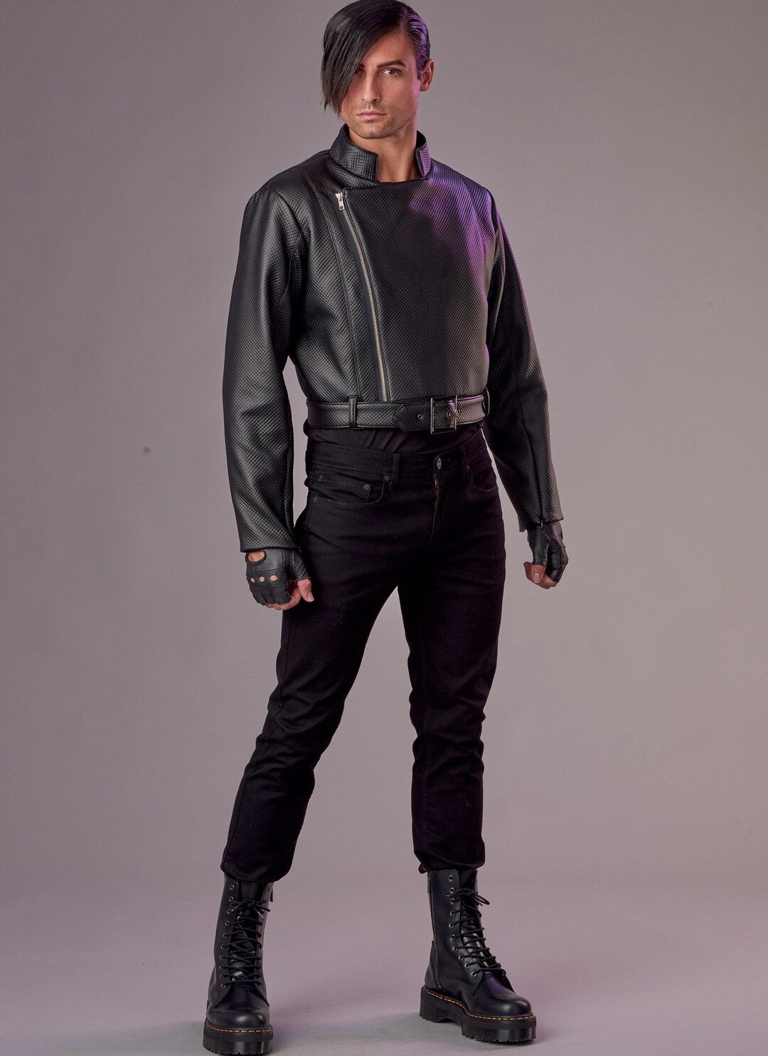 M8188 Sewing Pattern Men's Women Moto Motorcycle Jacket Sizes XS-XL ...