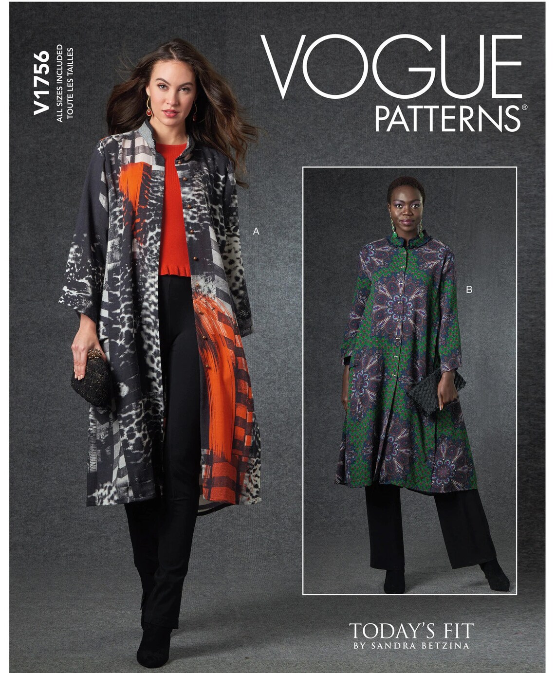 V1756 Vogue 1756 Sewing Pattern Today's Fit by Sandra - Etsy