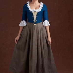 S8161 Sewing Pattern Georgian Misses' Costume Jacket Chemise Claire ...