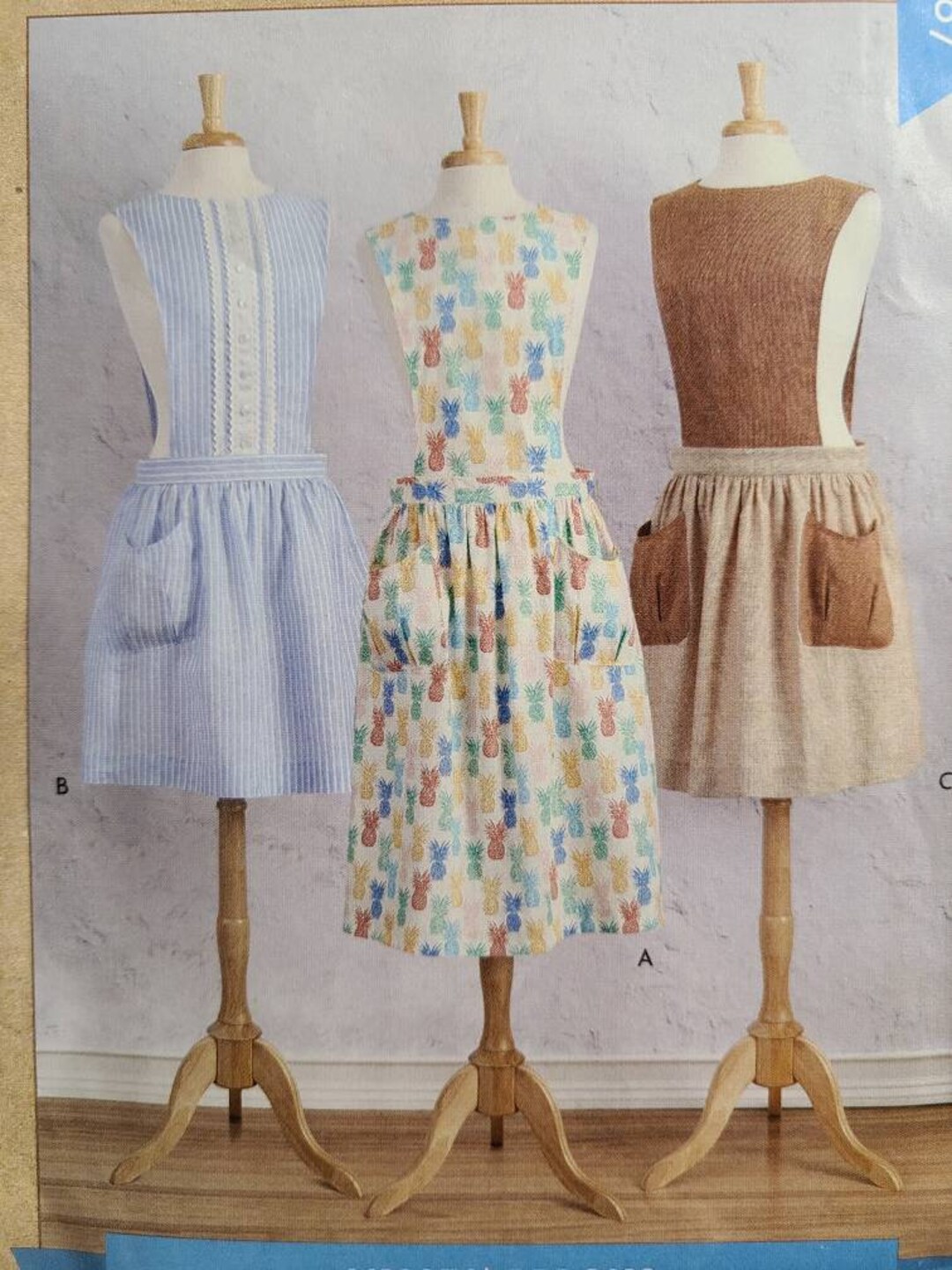K4281 K4300 K4298 Kwik Sew Sewing Pattern Garden Kitchen Aprons 3 ...