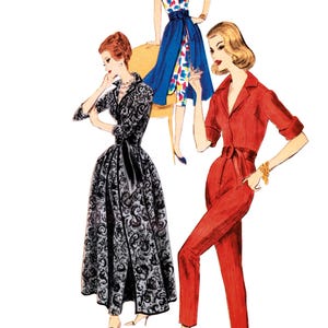 V2062 Vogue 2062 Sewing Pattern Vintage 1950's Design 1959 Slack Suit ...