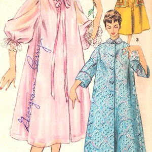 S4972 Sewing Pattern VTG 1950s Duster Negligee Housecoat B32 Size 14 Simplicity 4972 - Etsy