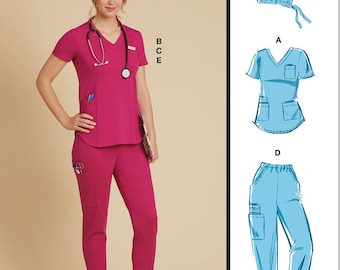 Misses' Scrubs Mccall's Sewing Pattern M8468 - Etsy