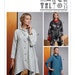 V9352 Vogue 9352 SEWING PATTERN Designer Marcy Tilton Loose-fitting ...