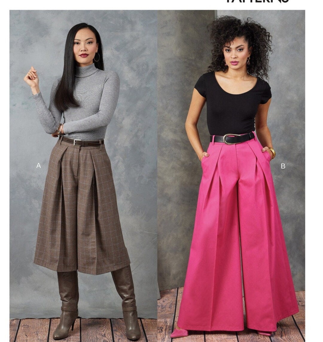 V1910 Vogue 1910 Sewing Pattern Misses' Pants Pleated - Etsy