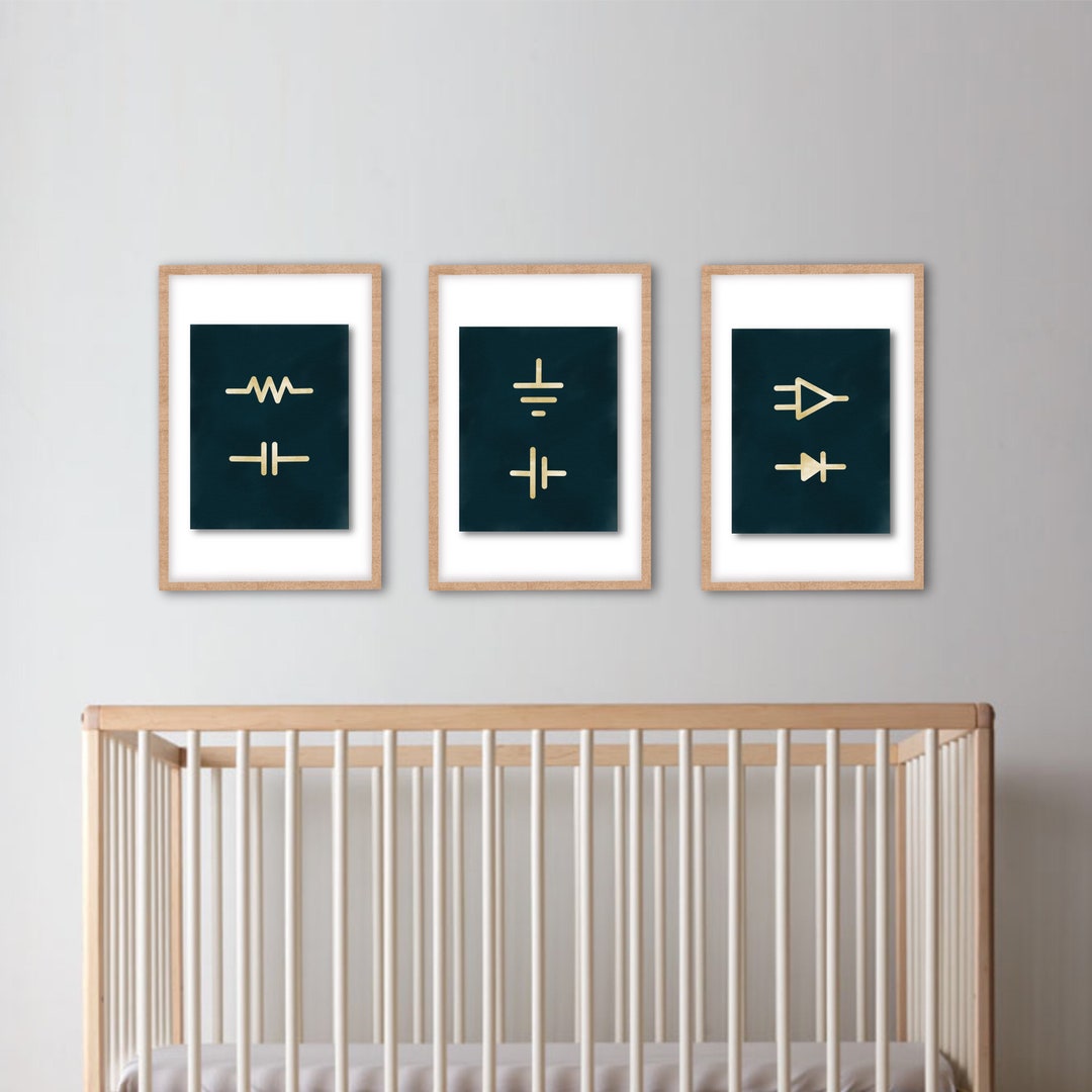 Circuit Science Wall Art/ Electric, Engineering, Science, STEM/ Wall ...