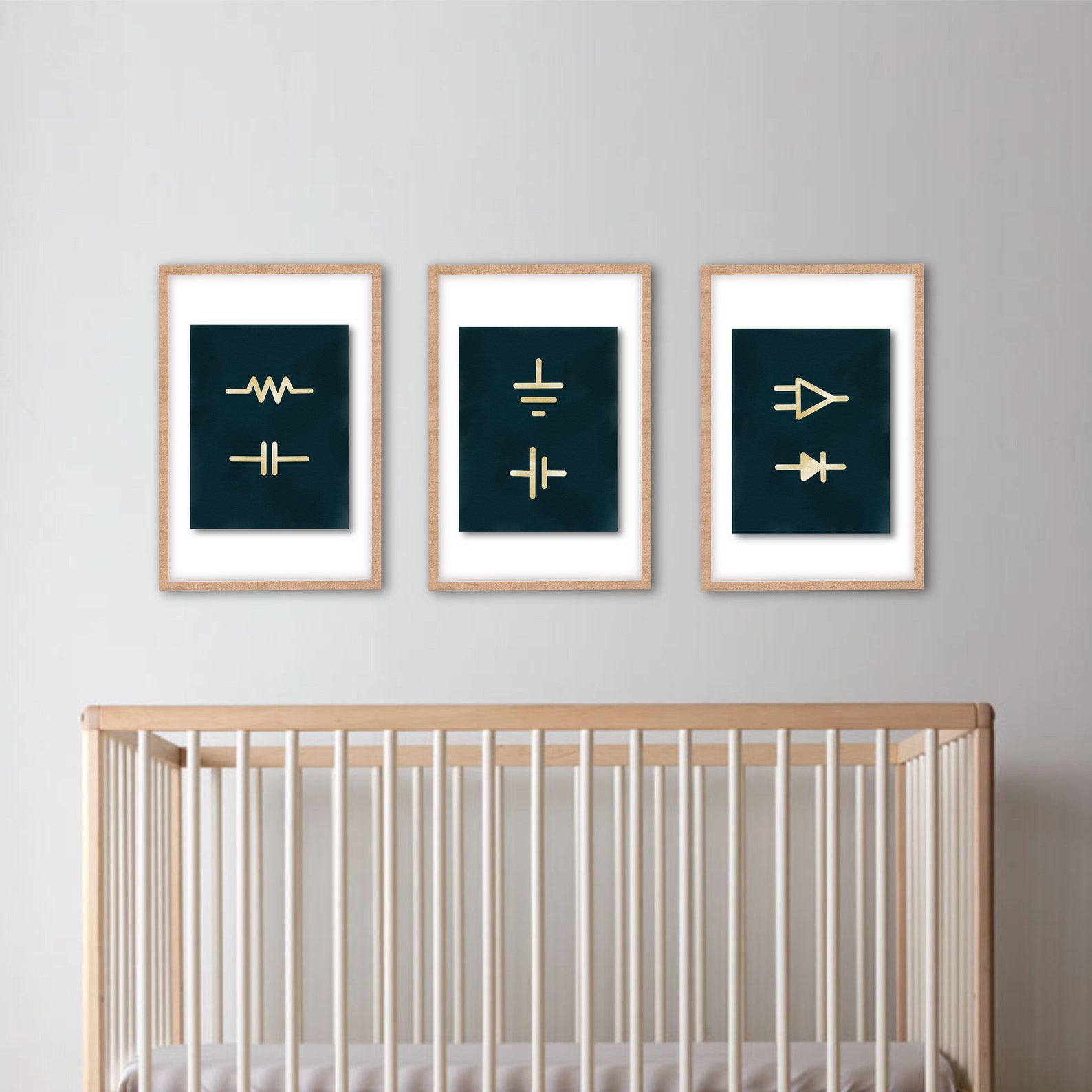 Circuit Science Wall Art/ Electric, Engineering, Science, STEM/ Wall ...