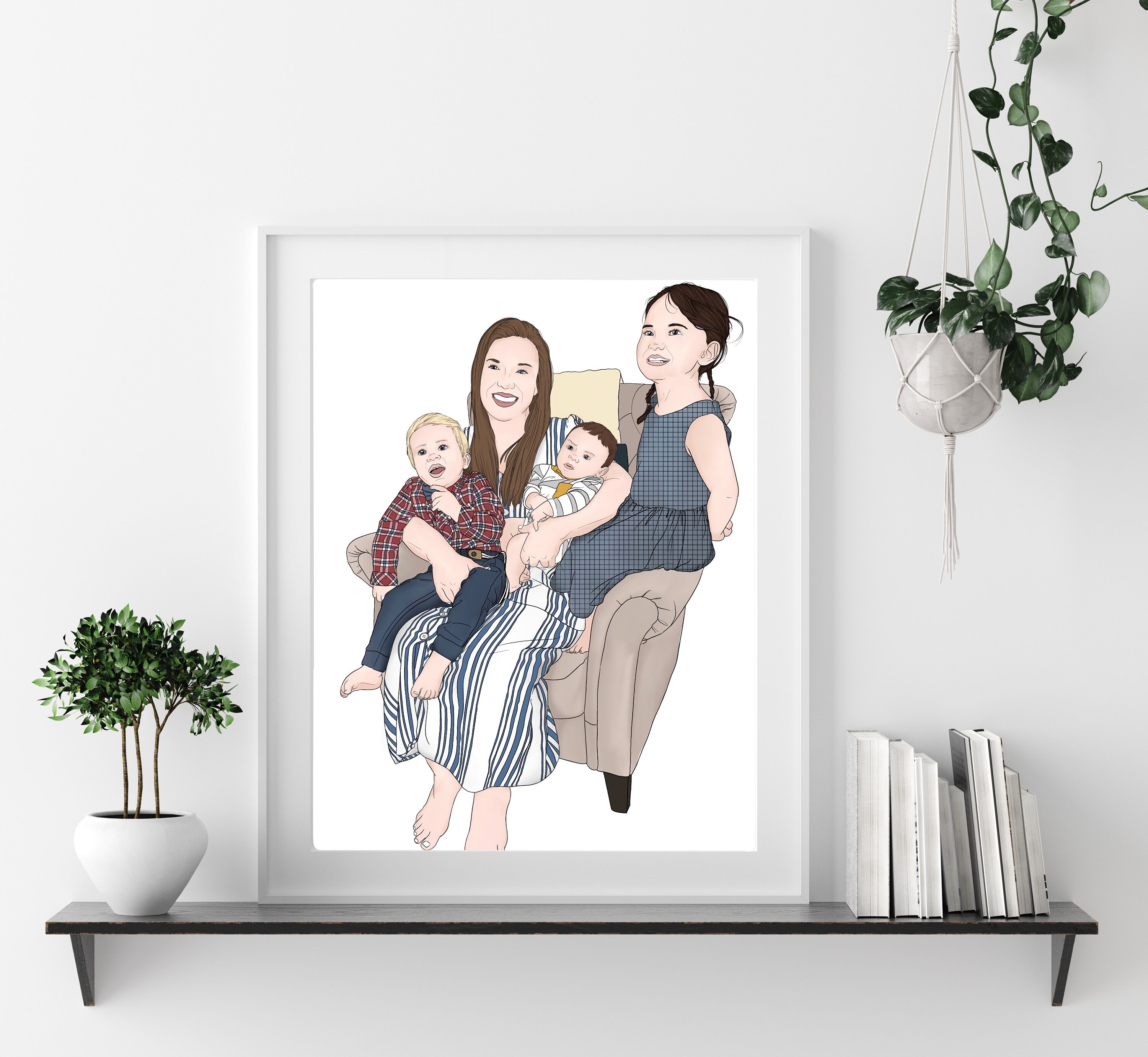 Digital Drawing-group Photo - Etsy