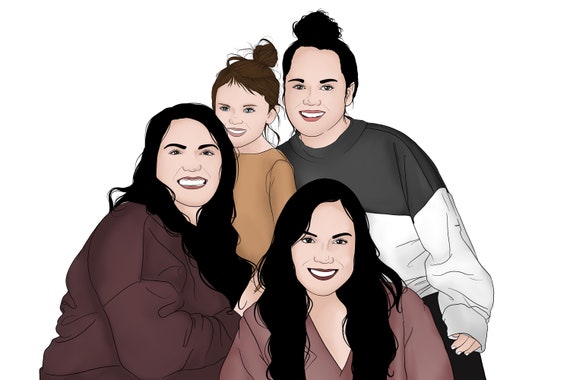 Digital Drawing-group Photo - Etsy