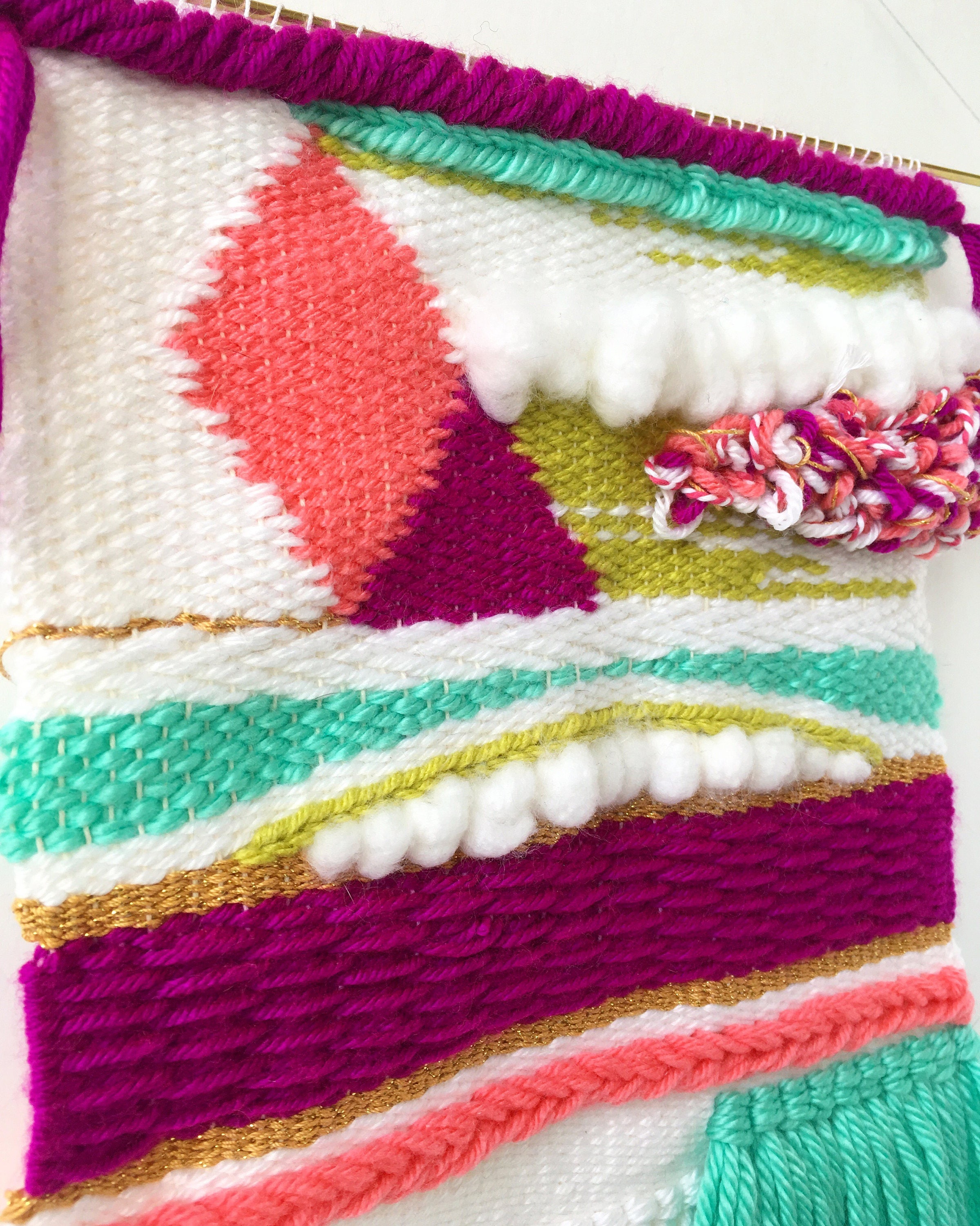 Wall Hanging Tapestry // Boho Woven Wall Hanging // Textile Fiber Art ...