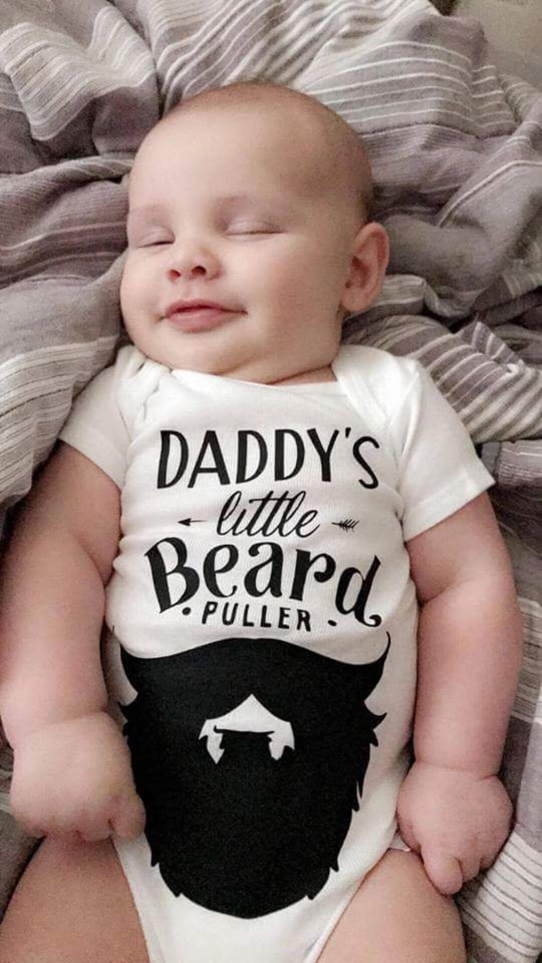 Daddy's Little Beard Puller Onesie - Baby Shower Gift - Etsy