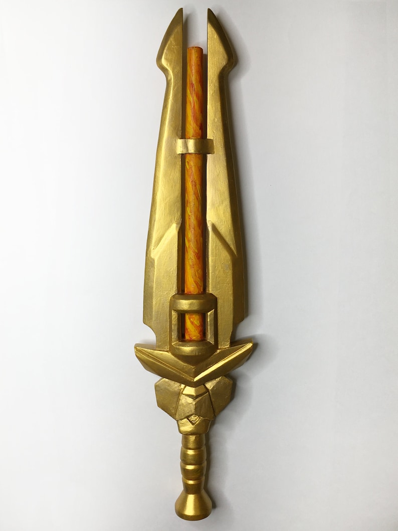 Lego Chima Sword of Laval carved from wood for children | Etsy