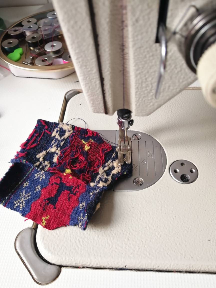 Handmade Doll Sweater Clothes Christmas Elk Blue&red Doll Sweaters for ...