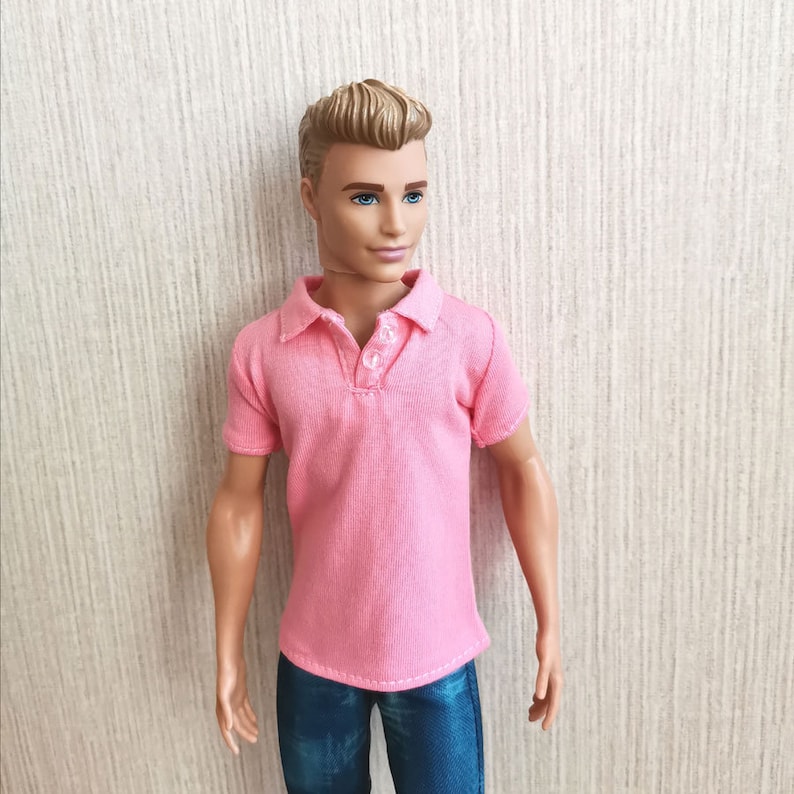 Handmade Doll Pink Polo Shirt Doll Clothes for 12 | Etsy