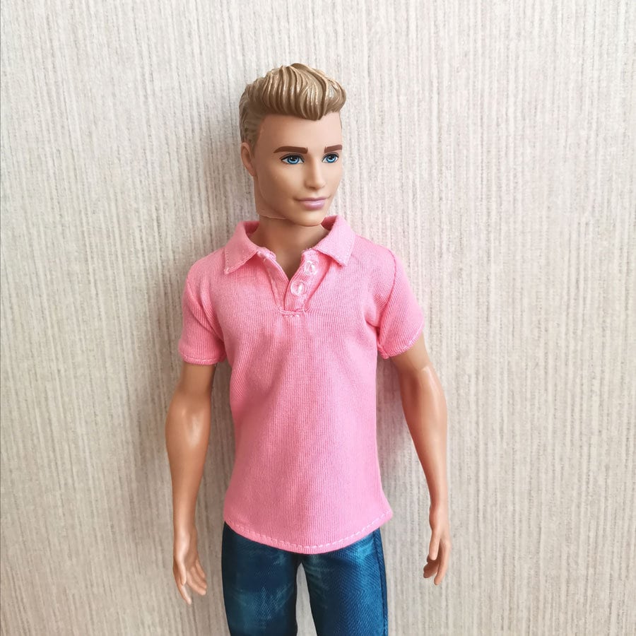 Handmade Doll Pink Polo shirt Doll Clothes For 12 | Etsy