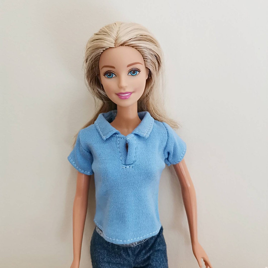 Handmade Doll Blue Polo T-shirt Doll Clothes for 11.5" Dolls - Etsy