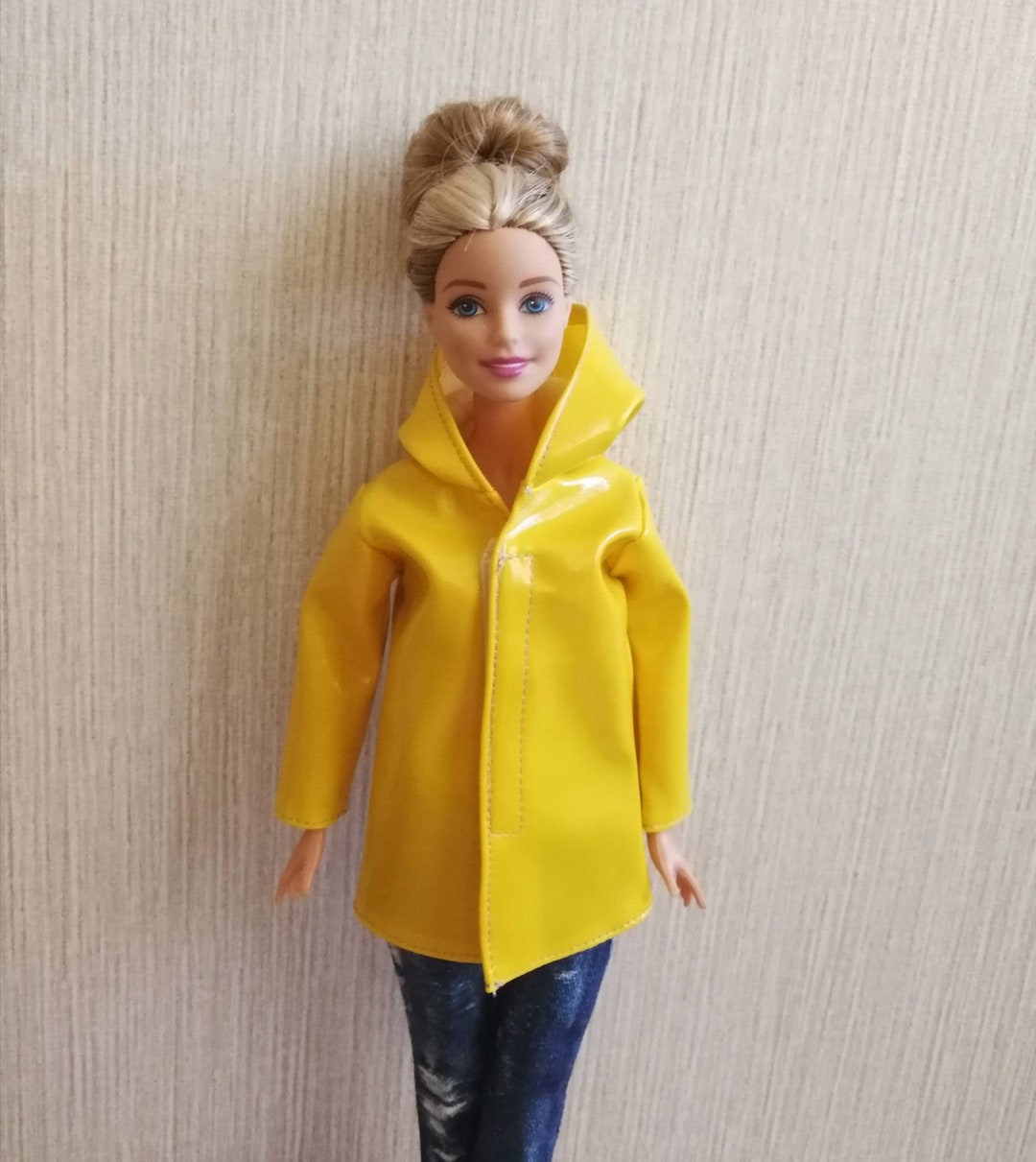 Handmade Doll Yellow Raincoat Jacket Doll Clothes for 11.5" Dolls ...