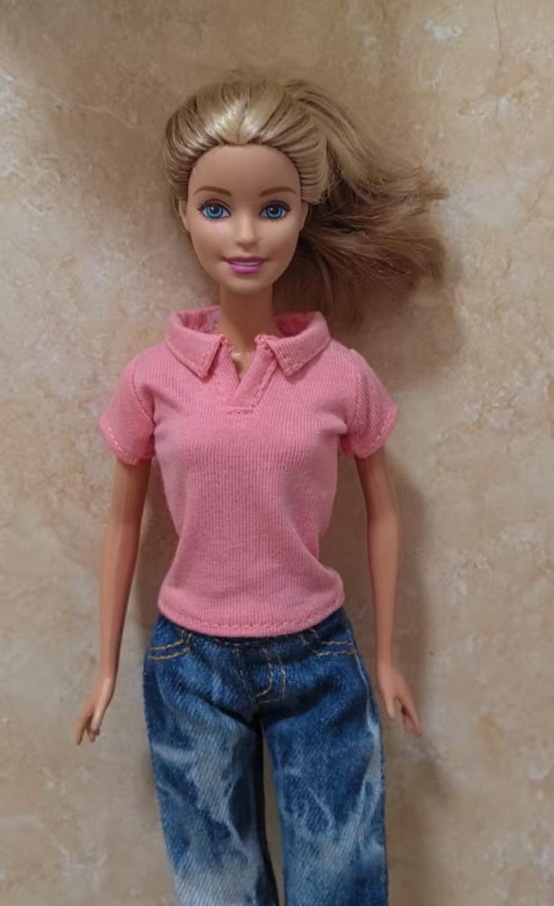 Handmade Doll Pink Polo T-shirt Doll Clothes for 11.5" Dolls - Etsy