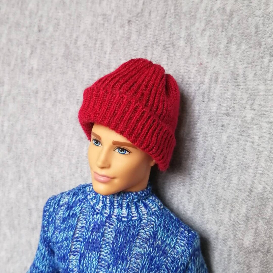 Handmade Doll Red Beanies Hat Cap Doll Clothes for 12" Dolls - Etsy