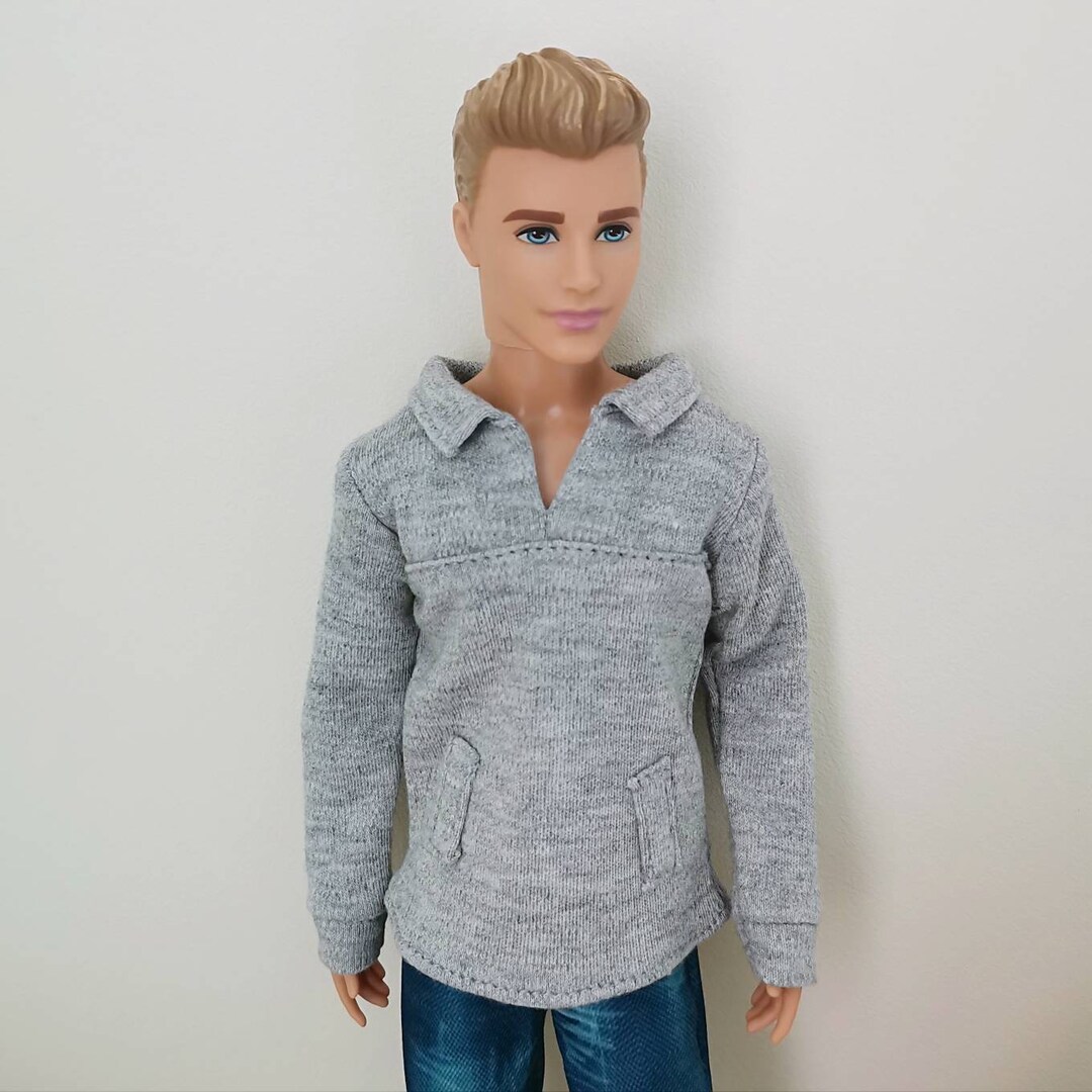 Handmade Doll Clothes Light Grey Polo Shirt for 12" Dolls(custom Order ...