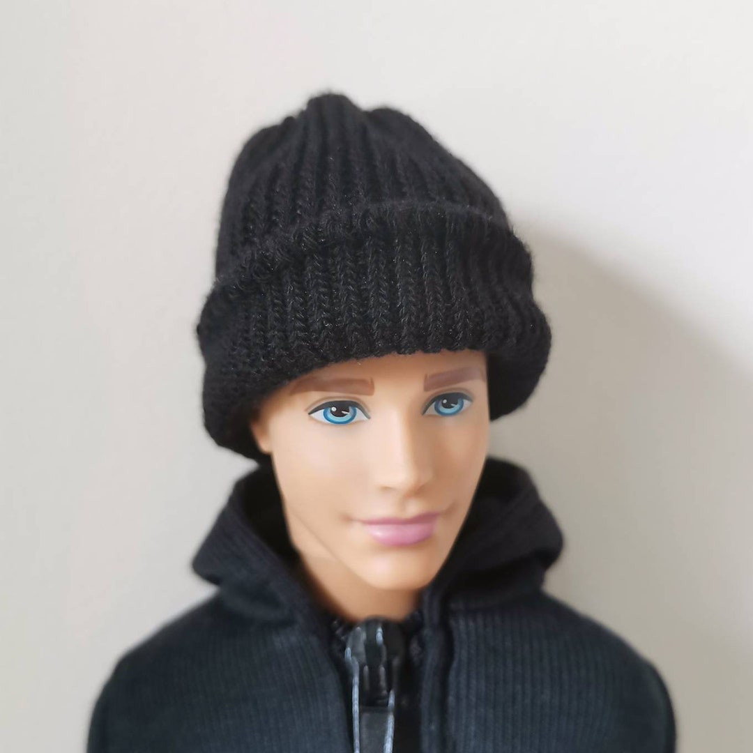 Handmade Doll Black Beanies Hat Cap Doll Clothes for 12" Dolls（if You ...