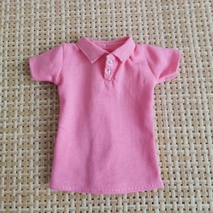 Handmade Doll Pink Polo Shirt Doll Clothes for 12" Dolls(customer Order ...