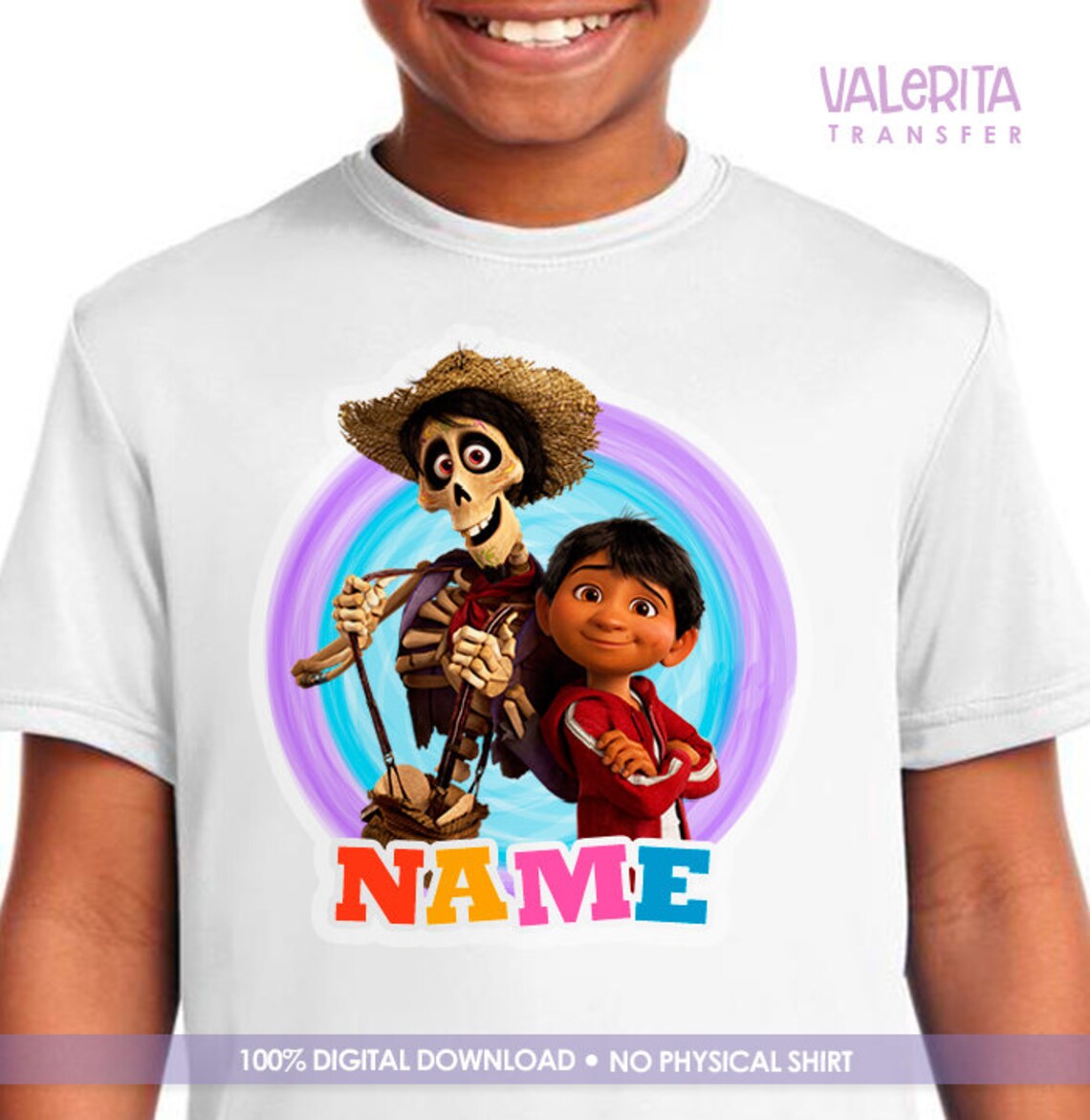 Shirt Birthday Disney Coco Coco Iron On Coco Movie Printable - Etsy