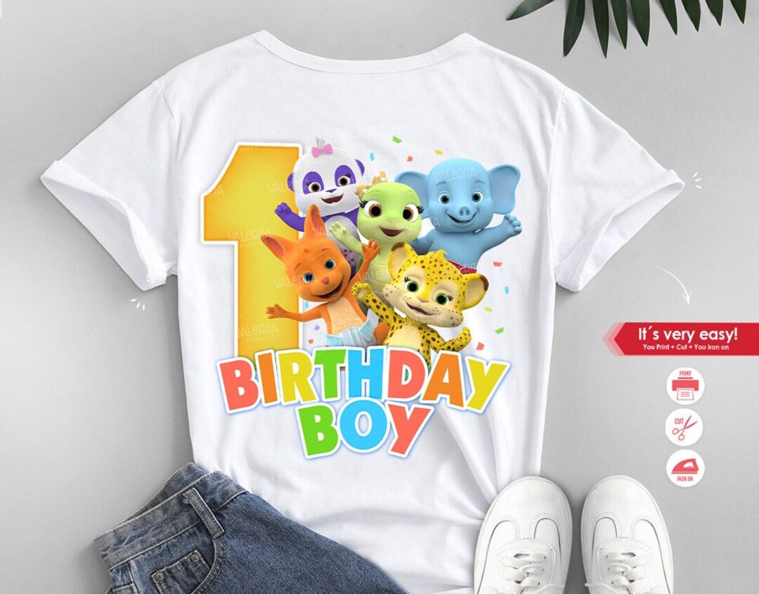 Word Party Birthday Shirt Design PNG, First Birthday Shirt, Word Party ...