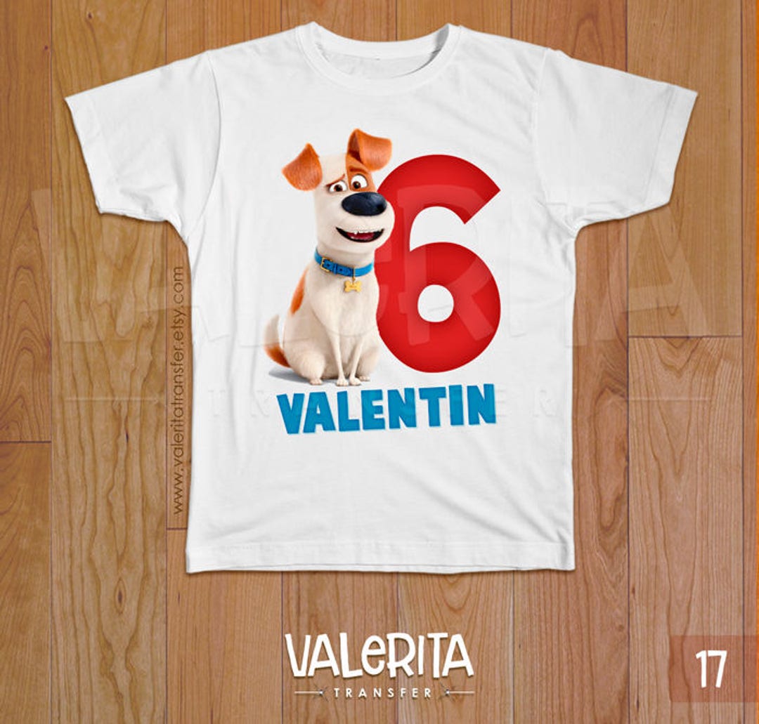 Secret Life of Pets Birthday Shirt Secret Life of Pets Party Supplies ...