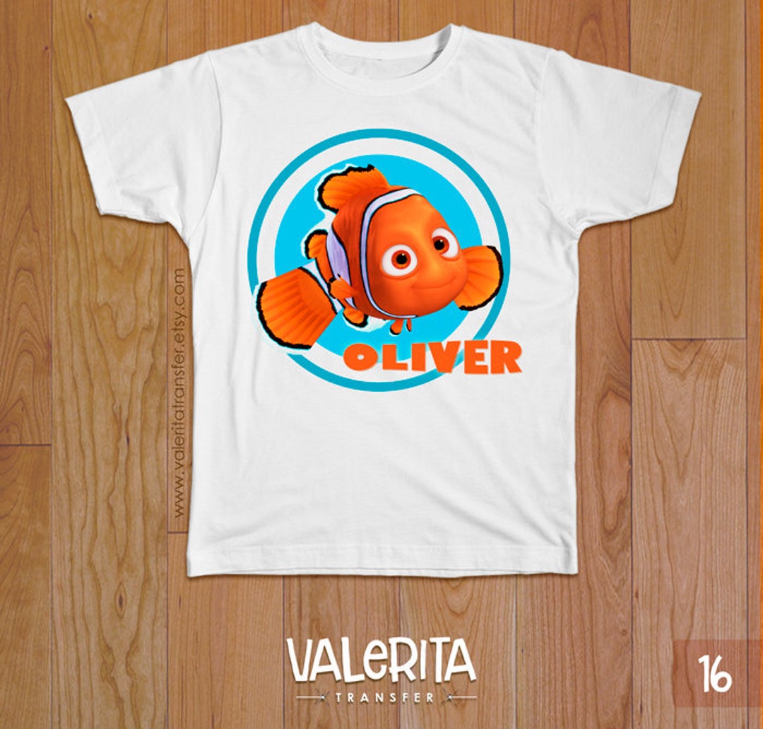 Nemo Birthday Shirt, Nemo Birthday, Nemo Party Supplies,finding Dory ...