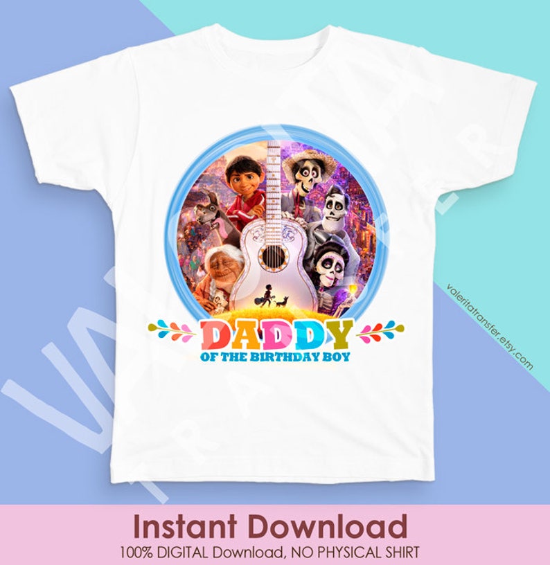 4 Coco Disney Birthday Family Shirt Coco Movie Shirt - Etsy
