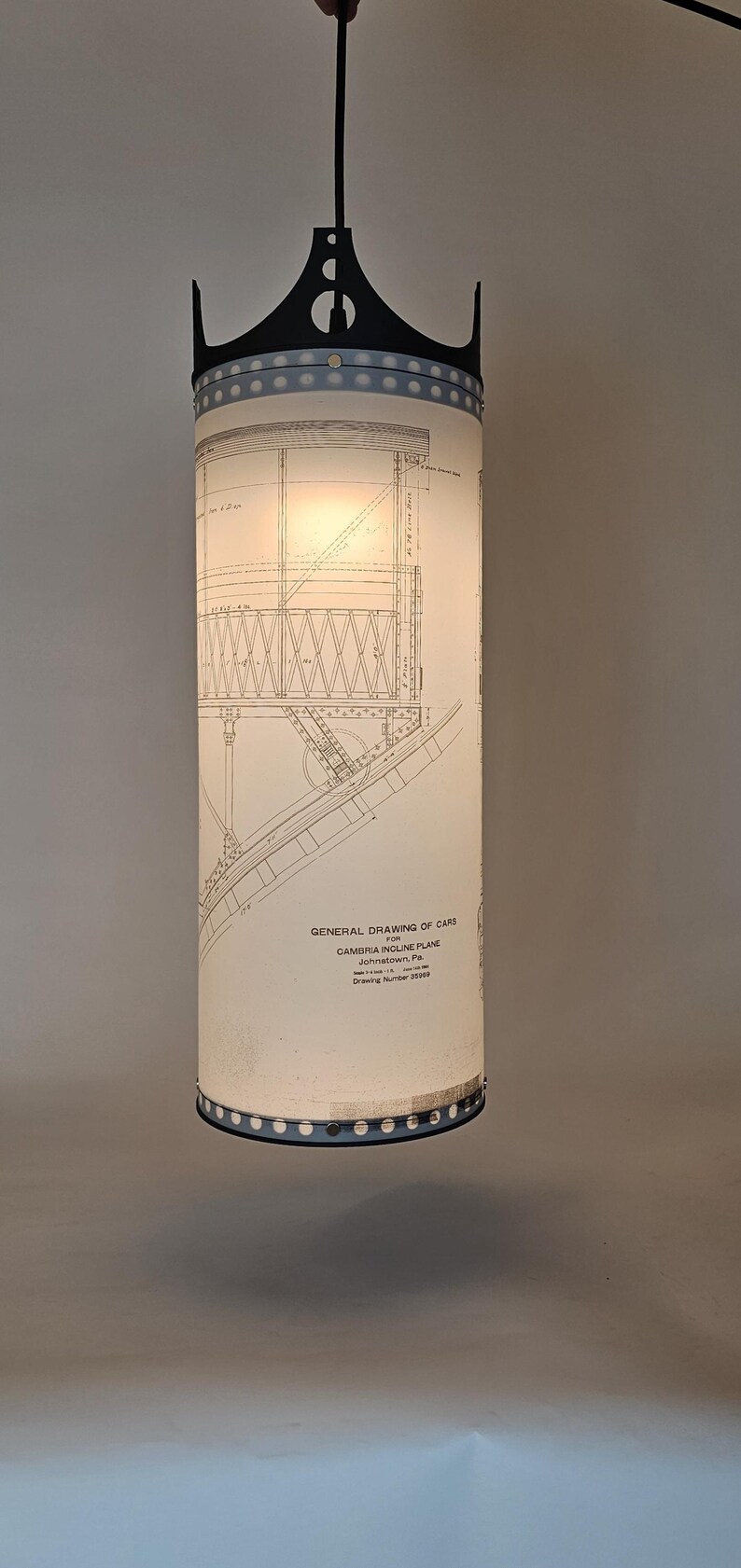 Lamp Vintage Industrial Johnstown Incline Plane Pittsburgh Railroad ...