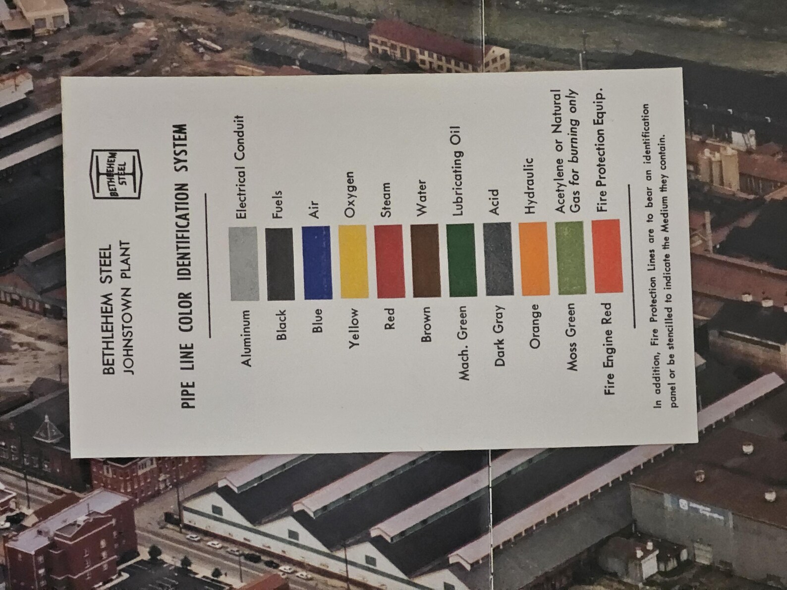 Vintage Bethlehem Steel Mill Original Advertising Logo Tag Industrial ...