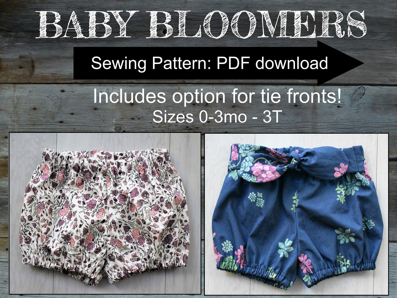 Baby Bloomers Sewing Pattern Pdf Bloomer Pattern Diaper - Etsy